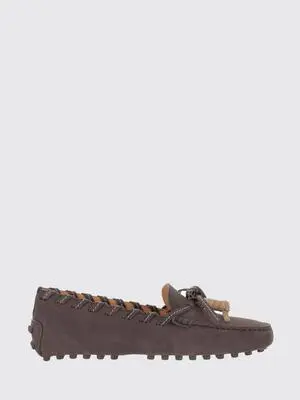 TOD'S Suede Loafers With Tassels - Brown