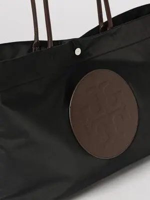 Tory Burch Ella Twist Recycled Nylon Bag - Black