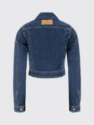 MARINE SERRE All-over Logo Denim Jacket