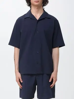 Maison Kitsuné Basic Cotton Shirt - Blue