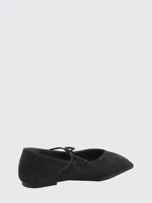 ALOHAS Sway Suede Ballet Flats With Straps And Square Toe