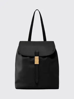 Pinko Saddle Leather Backpack - Black