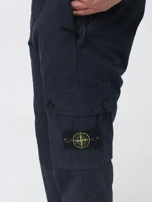 Stone Island Cotton Cargo Trousers