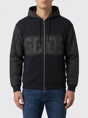 Gcds Cotton Logo Hoodie - Black