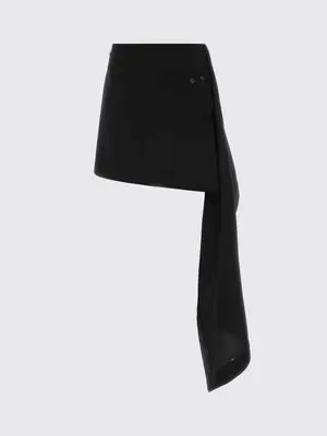 Loewe Asymmetric Wool Skirt