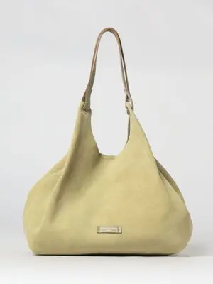 GIANNI CHIARINI Suede Shoulder Bag With Pouch