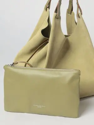 GIANNI CHIARINI Suede Shoulder Bag With Pouch