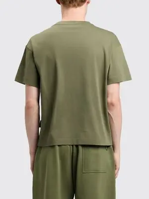 Palm Angels Cotton T-shirt With Logo - Green