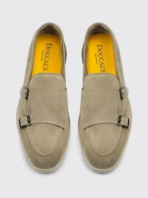 DOUCAL'S Suede Monk Strap - Sand