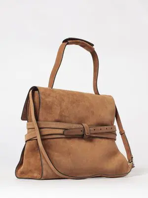 Moschino Tie Me Suede Bag