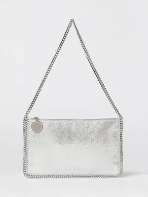 Stella McCartney Stella McCartney Silver Metallic Chain Strap Shoulder Bag Silver