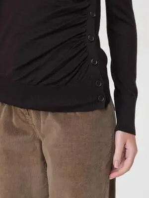 Pinko Gathered Button Detailed Jumper