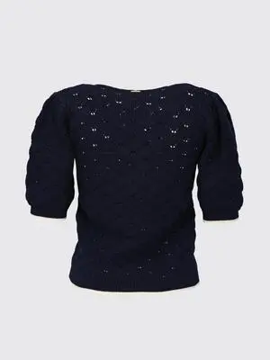 TWINSET Viscose Blend Crew Neck Pullover