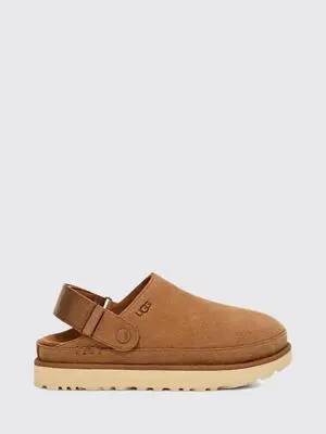 UGG Goldenstar Suede Slingback Clogs - Beige