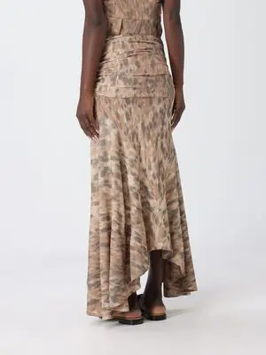 GANNI Camouflage Recycled Polyester Skirt
