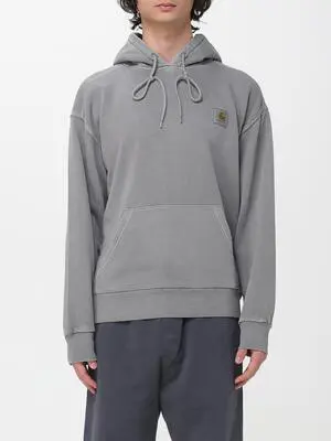 Carhartt Work In Progress Cotton Logo Hoodie - Beige