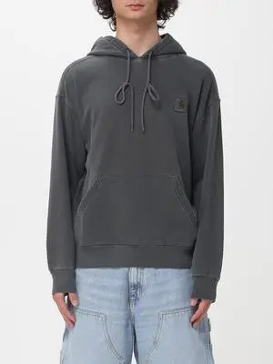 Carhartt Work In Progress Cotton Logo Hoodie - Black