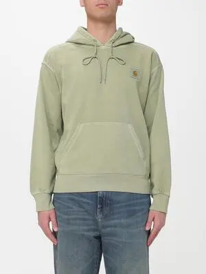 Carhartt Work In Progress Cotton Logo Hoodie - Green