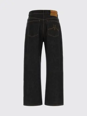 Marni Denim Jeans With Floral Embroidery