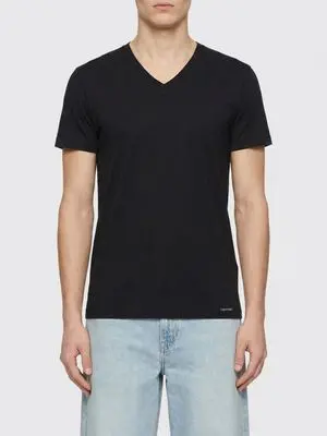 TOM FORD Slim Fit V-neck T-shirt In Stretch Cotton - Black
