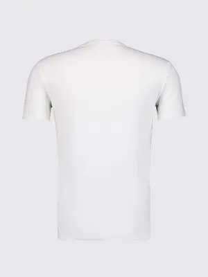 TOM FORD Slim Fit V-neck T-shirt In Stretch Cotton - White