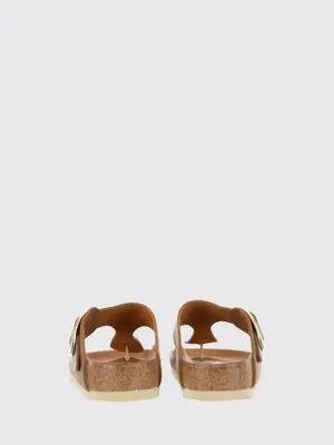 BIRKENSTOCK Gizeh Big Buckle Oiled Leather Thong Sandal - Brown