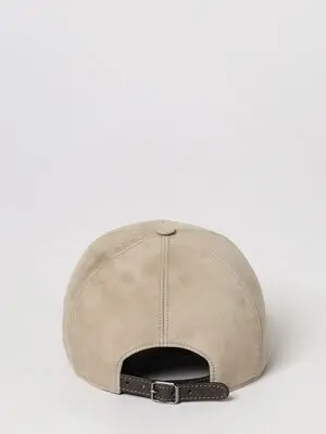 Brunello Cucinelli Suede Baseball Cap - Grey