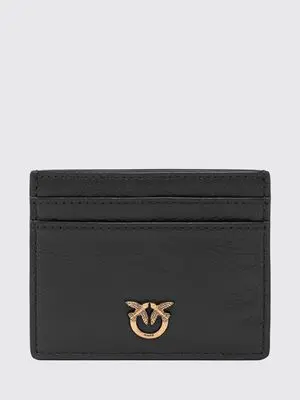 Pinko Leather Cit Card Holder Black