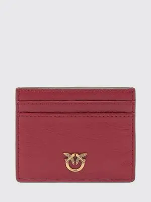 Pinko Leather Cit Card Holder - Red
