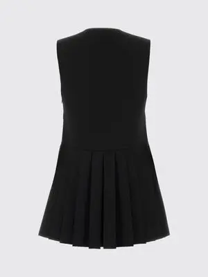 JIL SANDER Pleated Virgin Wool Top