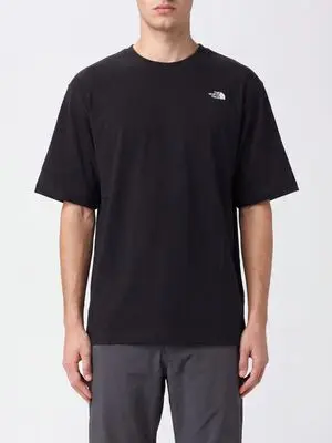 The North Face Contrast Logo Cotton Crewneck T-shirt - Black