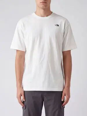 The North Face Contrast Logo Cotton Crewneck T-shirt - White