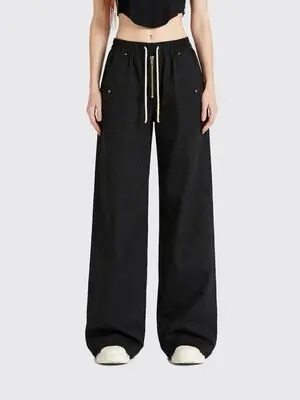 Rick Owens Cotton Geth Belas Trousers - Black