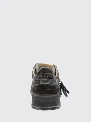 AUTRY Medalist Low Super Vintage Patent Leather Sneakers With Worn Effect