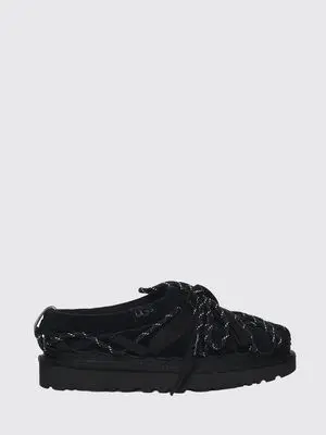UGG Tasman Lace Suede Clogs - Black