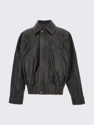 GOLDEN GOOSE Embellished Leather Jacket