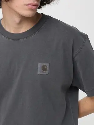 Carhartt Work In Progress Cotton Logo T-shirt - Black