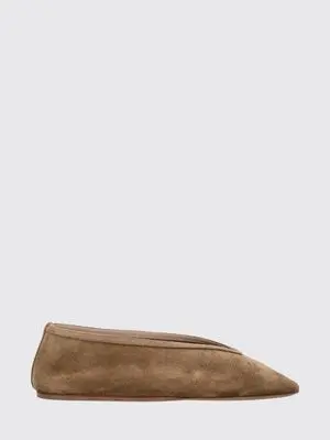 Le Monde Beryl Suede Luna Ballerina Flats - Brown