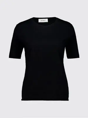 LISA YANG Short Sleeve Knit - Black