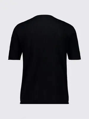 LISA YANG Short Sleeve Knit - Black