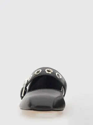 AeydĒ Uma Leather Ballerinas With Adjustable Strap