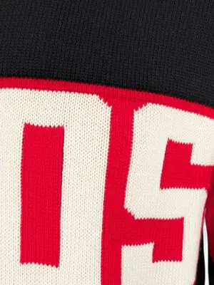 Gcds Cotton Logo Knit Sweater