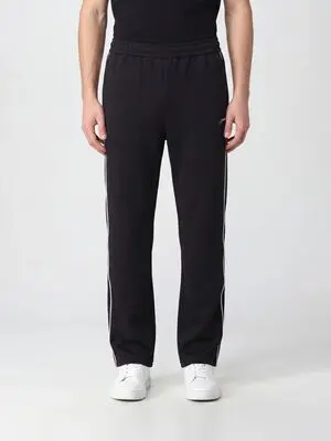 REPRESENT Straight-leg Jersey Jogging Pants With Contrast Logo - Black