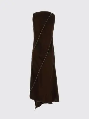JIL SANDER Asymmetric Viscose Dress