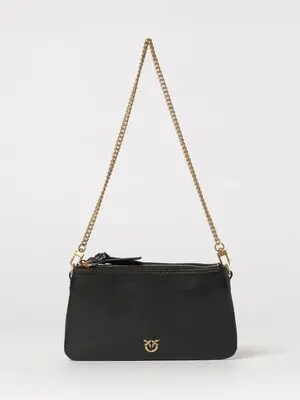 Pinko Mini Bag With Chain Strap - Black