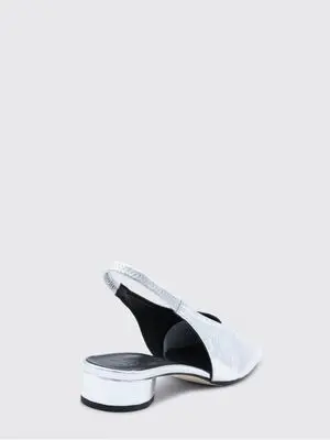 AeydĒ Laminated Leather Slingbacks