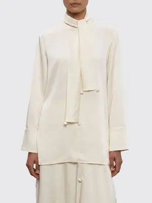 JIL SANDER Satin Shirt - Ivory