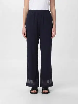 FERRAGAMO Jersey Straight Leg Trousers - Navy