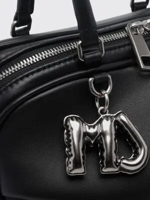 Marc Jacobs The Wave Lambskin Handbag With Monogram And Removable Strap
