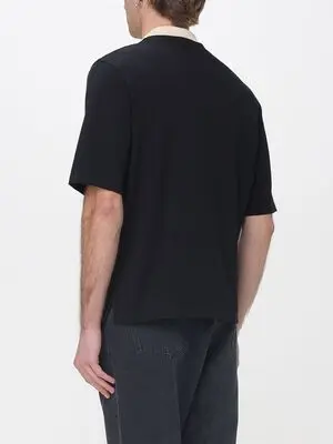 Valentino Garavani Cotton Polo Shirt With Inlaid V And Panther Patch